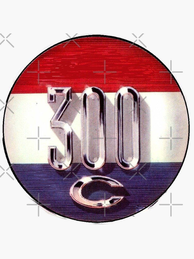 "chrysler 300c american car logo" Sticker by hotrodspirit | Redbubble