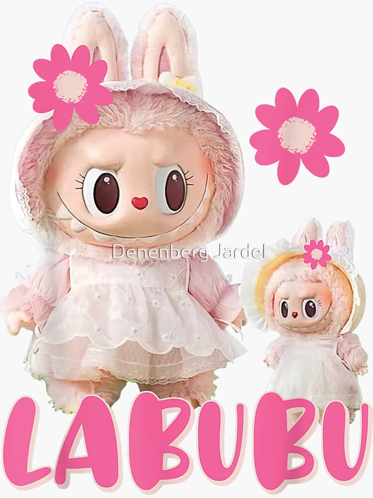 "Cute Labubu - The Pink Lover Monsters " Sticker for Sale by JarderSi ...