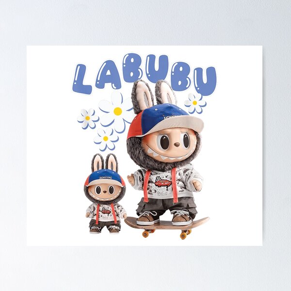 "Labubu Party Meme, Funny Labubu LOVER C U T E" Poster for Sale by ...