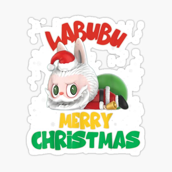 "Labubu The Monsters Christmas - Xmas S-A-N-T-A LABUBU Lover Cute ...