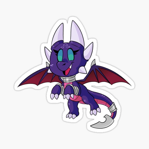 "Cynder" Sticker for Sale by Kikiwikiart | Redbubble