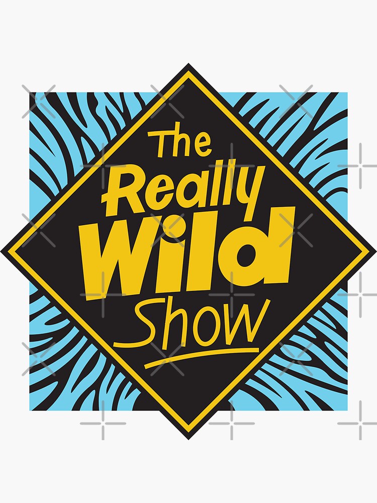 "The Really Wild Show" Sticker for Sale by ChrisOrton | Redbubble