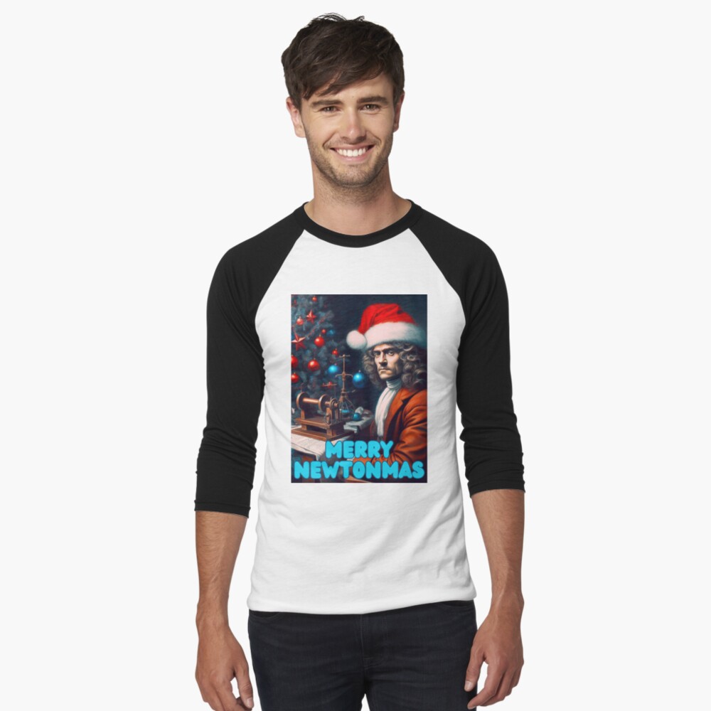 "Merry Newtonmas Sir Isaac Newton Christmas (Style 2)" Sticker for Sale ...