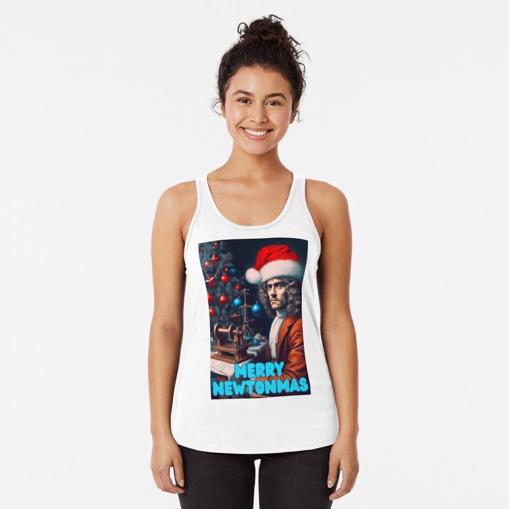 "Merry Newtonmas Sir Isaac Newton Christmas (Style 2)" Sticker for Sale ...