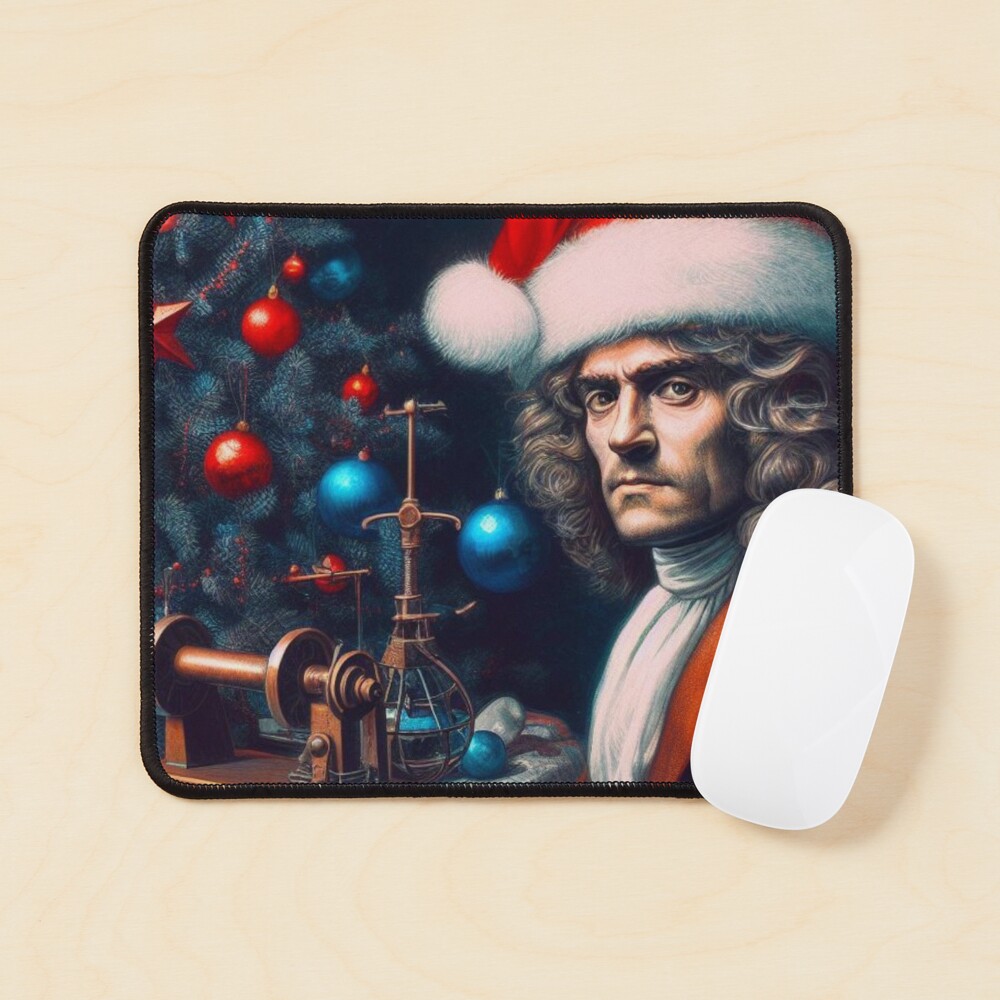 "Merry Newtonmas Sir Isaac Newton Christmas (Style 2)" Sticker for Sale ...