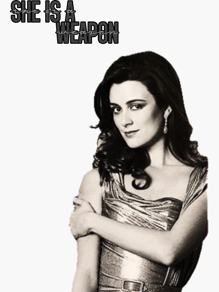 "Ziva David NCIS (Cote de Pablo) She is a weapon " Sticker by MYRICAL ...