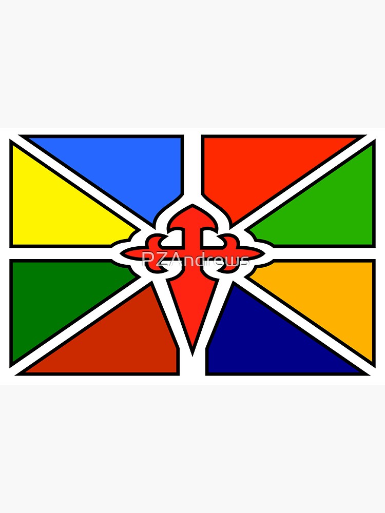 Pegatina «Bandera de la ciudad de Mérida, Venezuela.» de PZAndrews ...