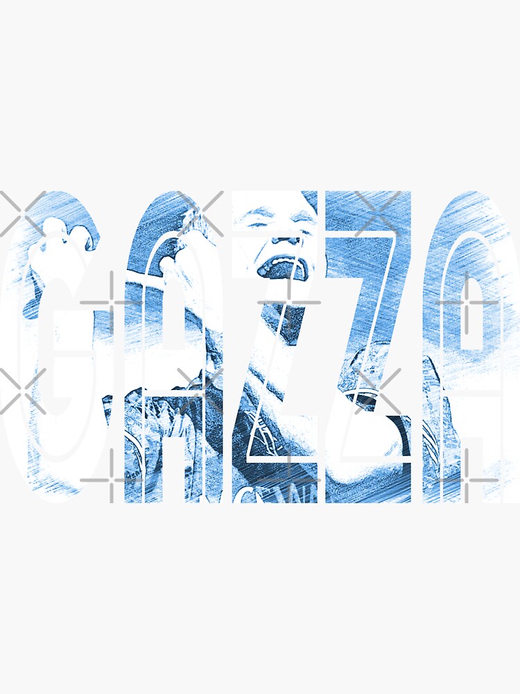 "Glasgow Rangers Legend Gazza" Sticker for Sale by trueblueapparel ...