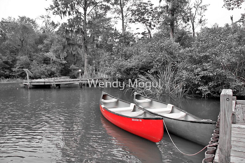 "The LIttle Red Canoe" by Wendy Mogul | Redbubble