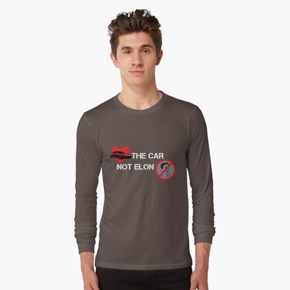 "Love the car not Elon Musk Tesla bumper" Sticker for Sale by ...