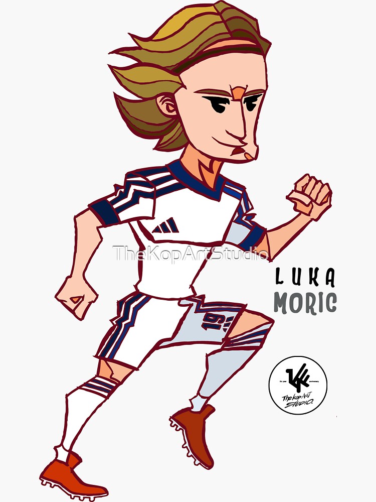 "Luka Modric" Sticker for Sale by TheKopArtStudio | Redbubble