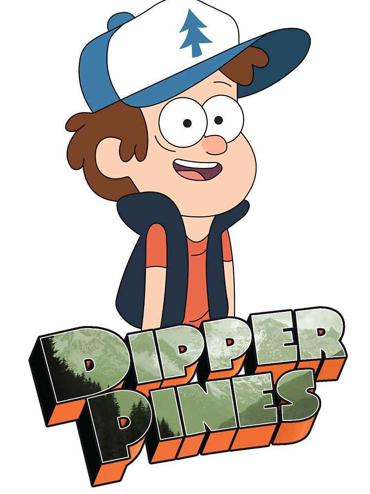 "Dipper Pines Gravity Falls Font" Kids T-Shirt for Sale by gfmemer ...