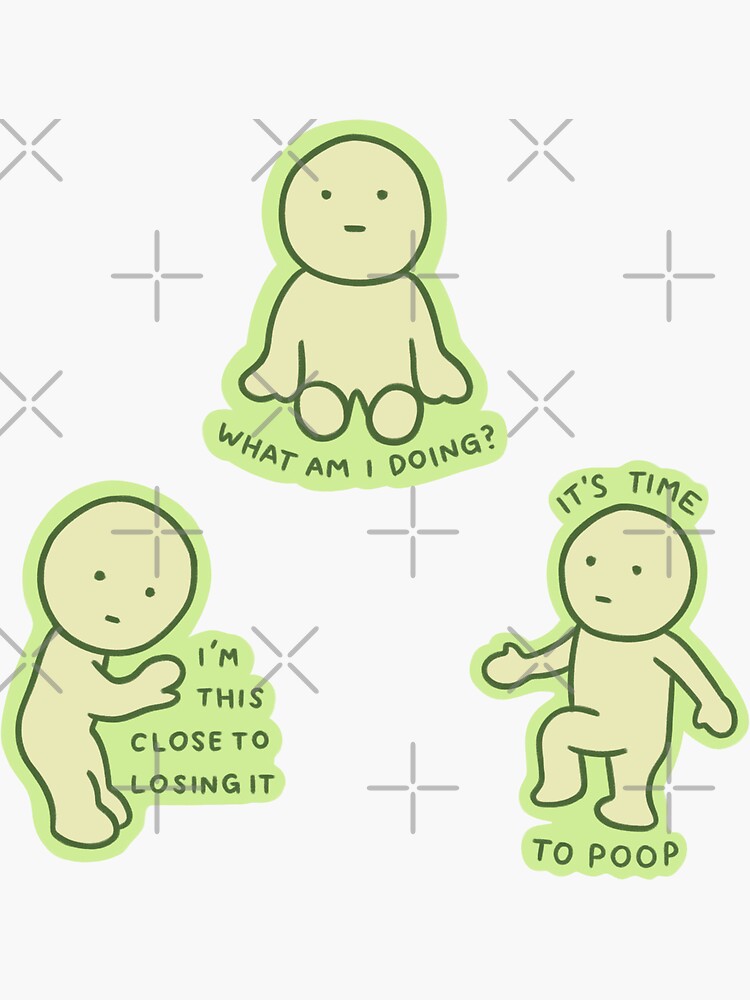 "smiski stickers" Sticker for Sale by vanillafull | Redbubble