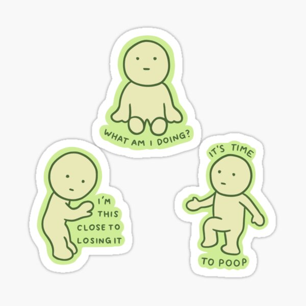 "smiski stickers" Sticker for Sale by vanillafull | Redbubble