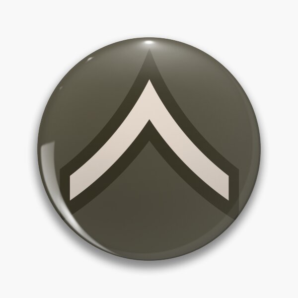 "United States Army OR-2 Private Rank Insignia" Pin for Sale by ...