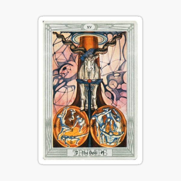 "Thoth Tarot / The Devil by Aleister Crowley / Satan / Lucifer ...