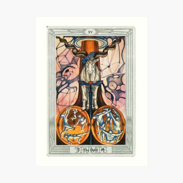"Thoth Tarot / The Devil by Aleister Crowley / Satan / Lucifer ...