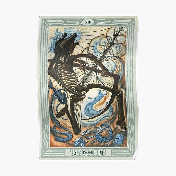 "Thoth Tarot / The Death / Aleister Crowley " Poster by tanabe | Redbubble