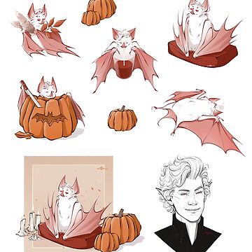 "Batstarion Autumn Vibes Stickers" Sticker for Sale by Skeptical-Lynx ...