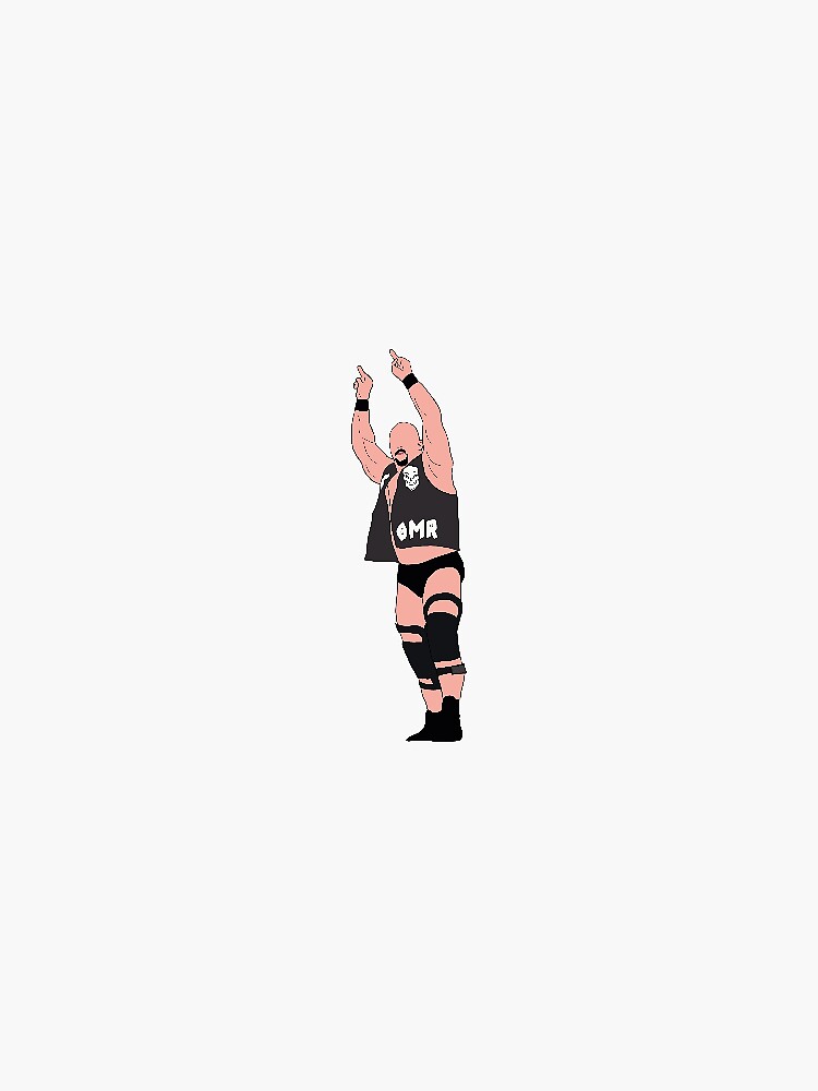 "Stone Cold Steve Austin Middle Finger" Sticker for Sale by Sparty37 ...