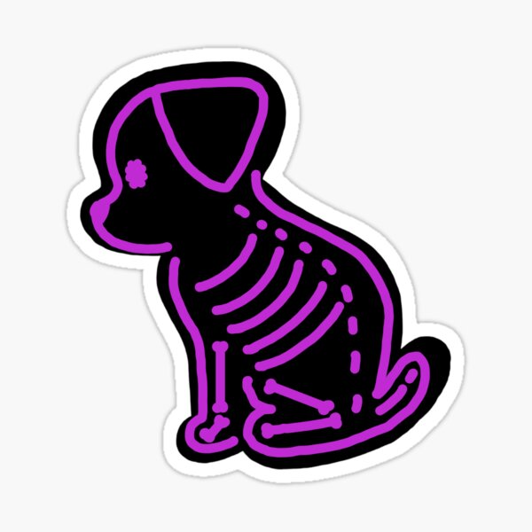 "Perrito día de muertos morado png" Sticker for Sale by funtools ...