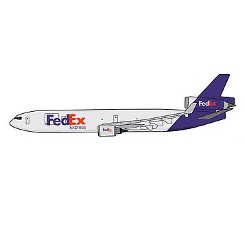 "Fedex MD11" Sticker for Sale by Stickersbyfrey | Redbubble