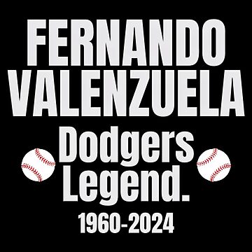 "RIP Fernando Valenzuela 1960 - 2024" Sticker for Sale by Lexieryf045 ...