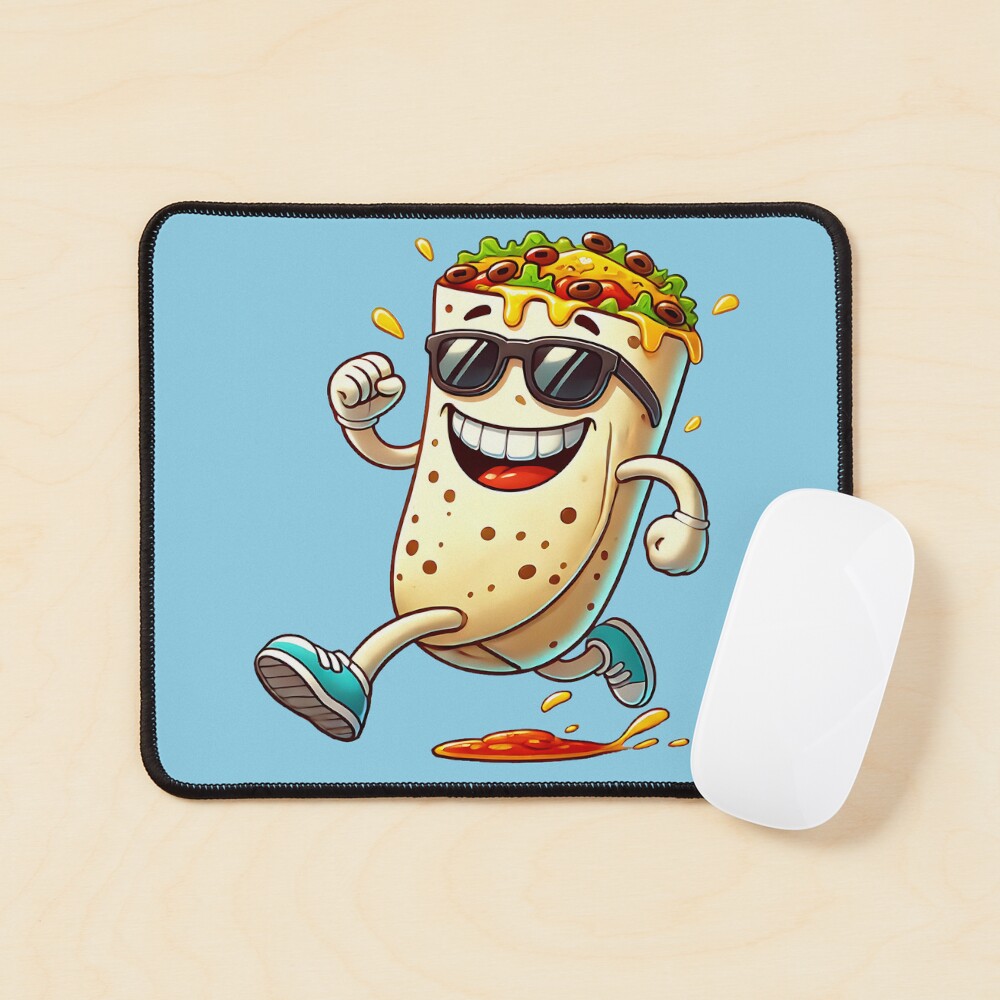 "Burrito Run" Sticker for Sale by prapas | Redbubble