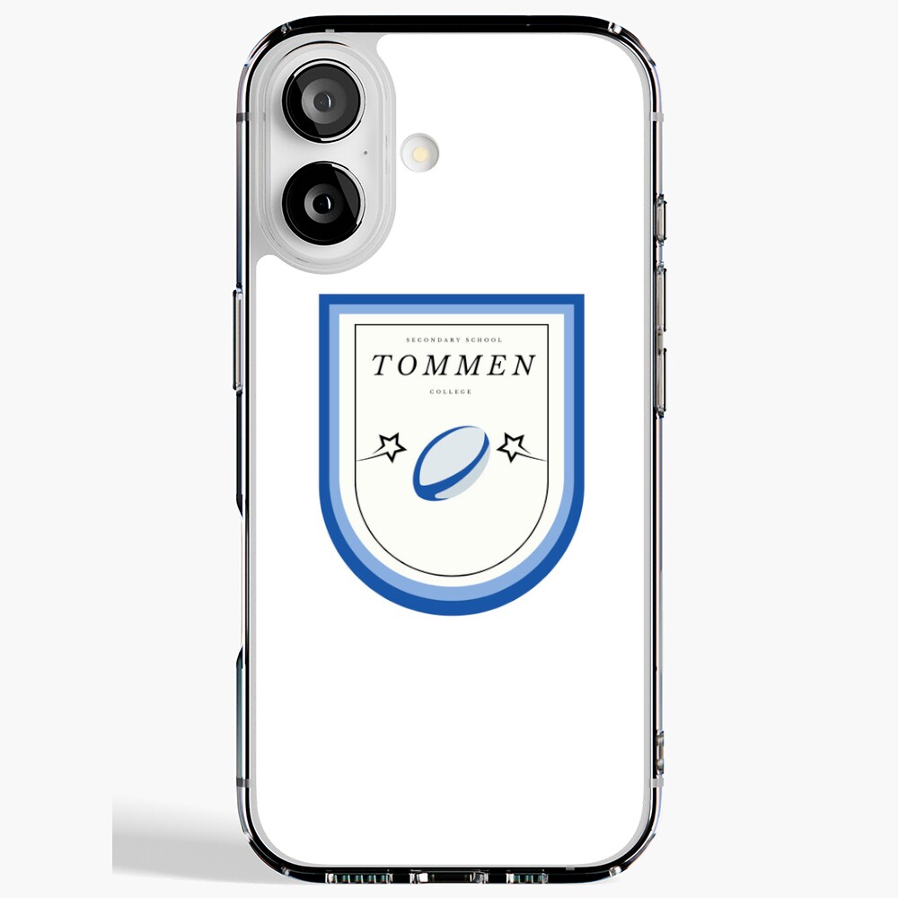 "Tommen collage logo blue // Boys of Tommen" Sticker for Sale by ...