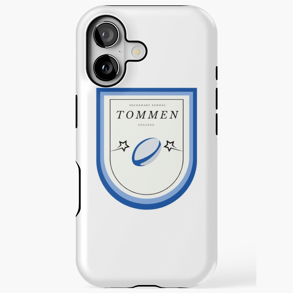 "Tommen collage logo blue // Boys of Tommen" Sticker for Sale by ...