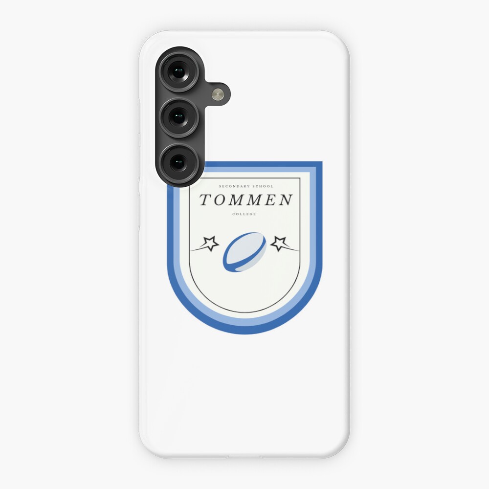 "Tommen collage logo blue // Boys of Tommen" Sticker for Sale by ...