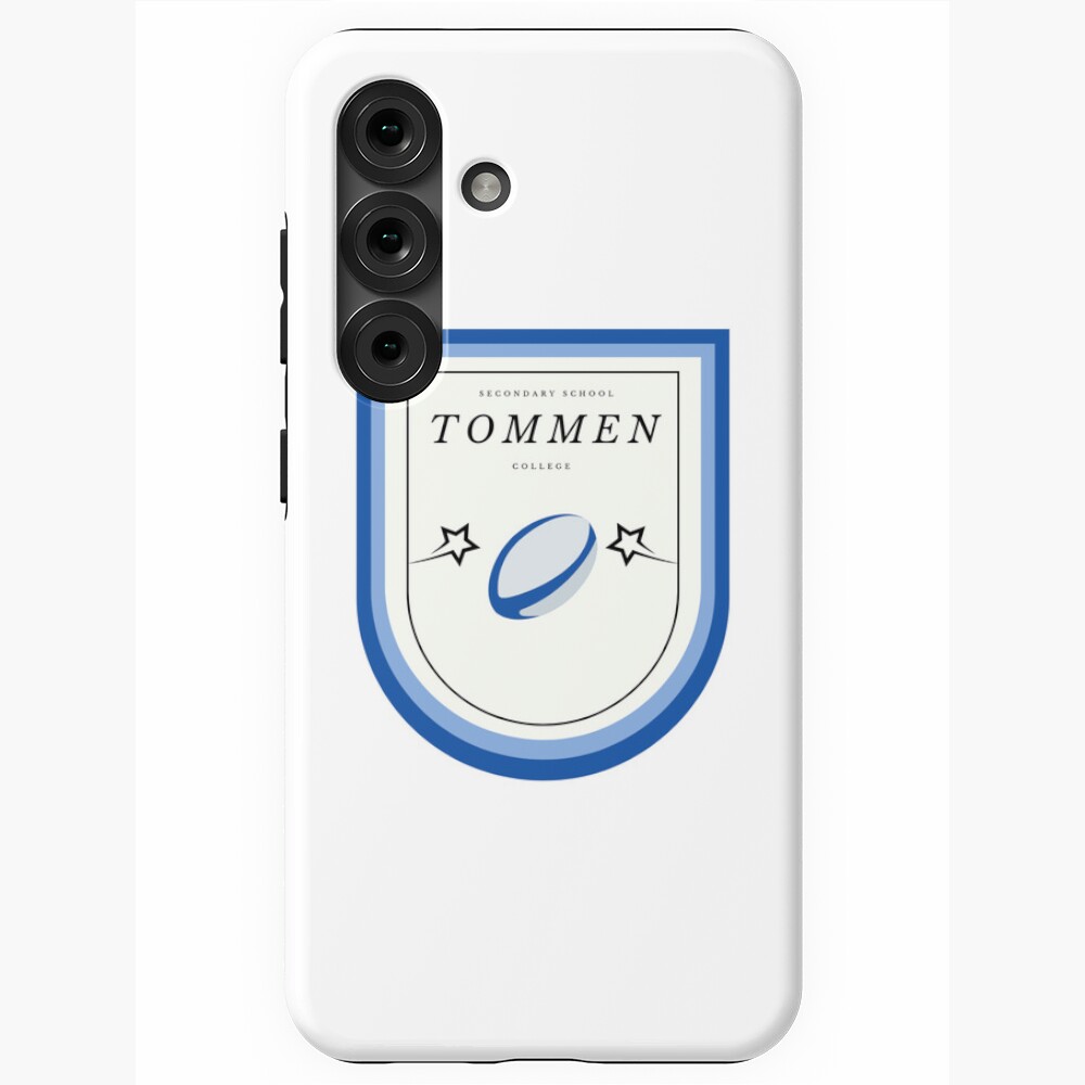 "Tommen collage logo blue // Boys of Tommen" Sticker for Sale by ...