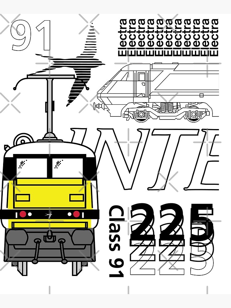 "Intercity 225" Poster by DesignByMH | Redbubble
