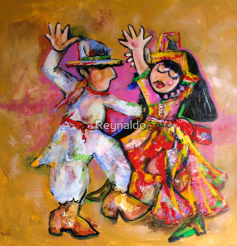 "Folklorico Dancers" by Reynaldo | Redbubble