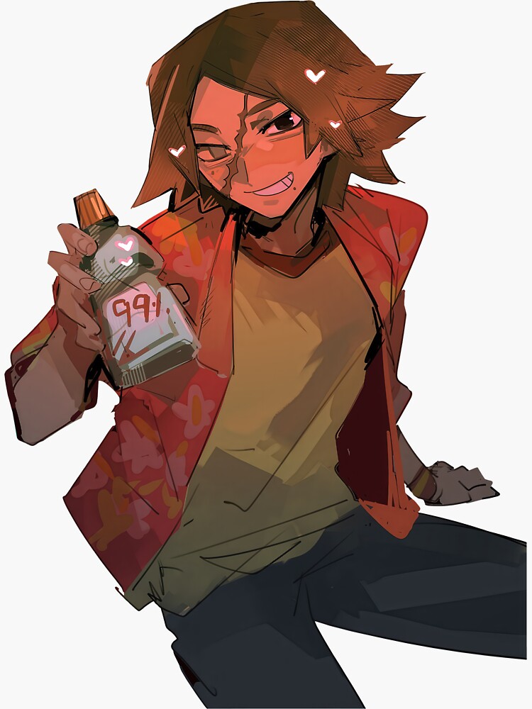 "Mouthwashing Daisuke" Sticker for Sale by ArtByGhaada | Redbubble