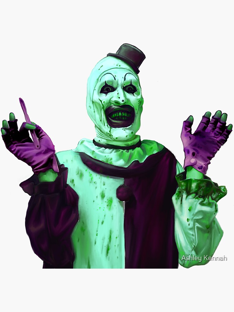 "Art the Clown" Sticker for Sale by akennah1 | Redbubble