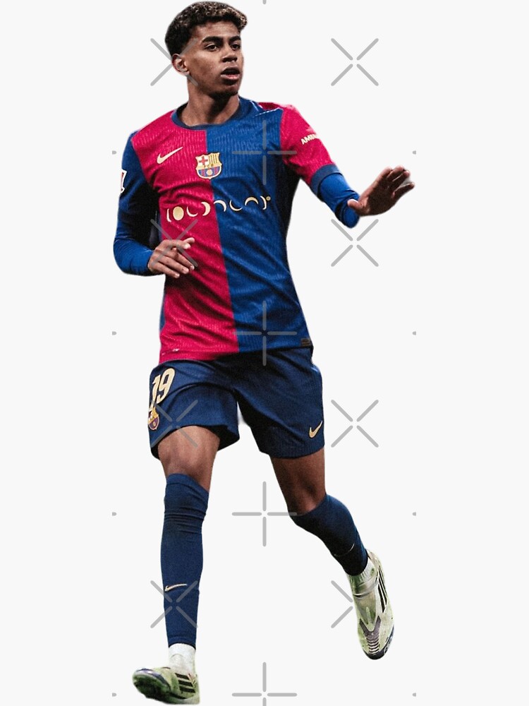 "Lamine Yamal - Calm Barcelona" Sticker for Sale by MadeinAugust13 ...