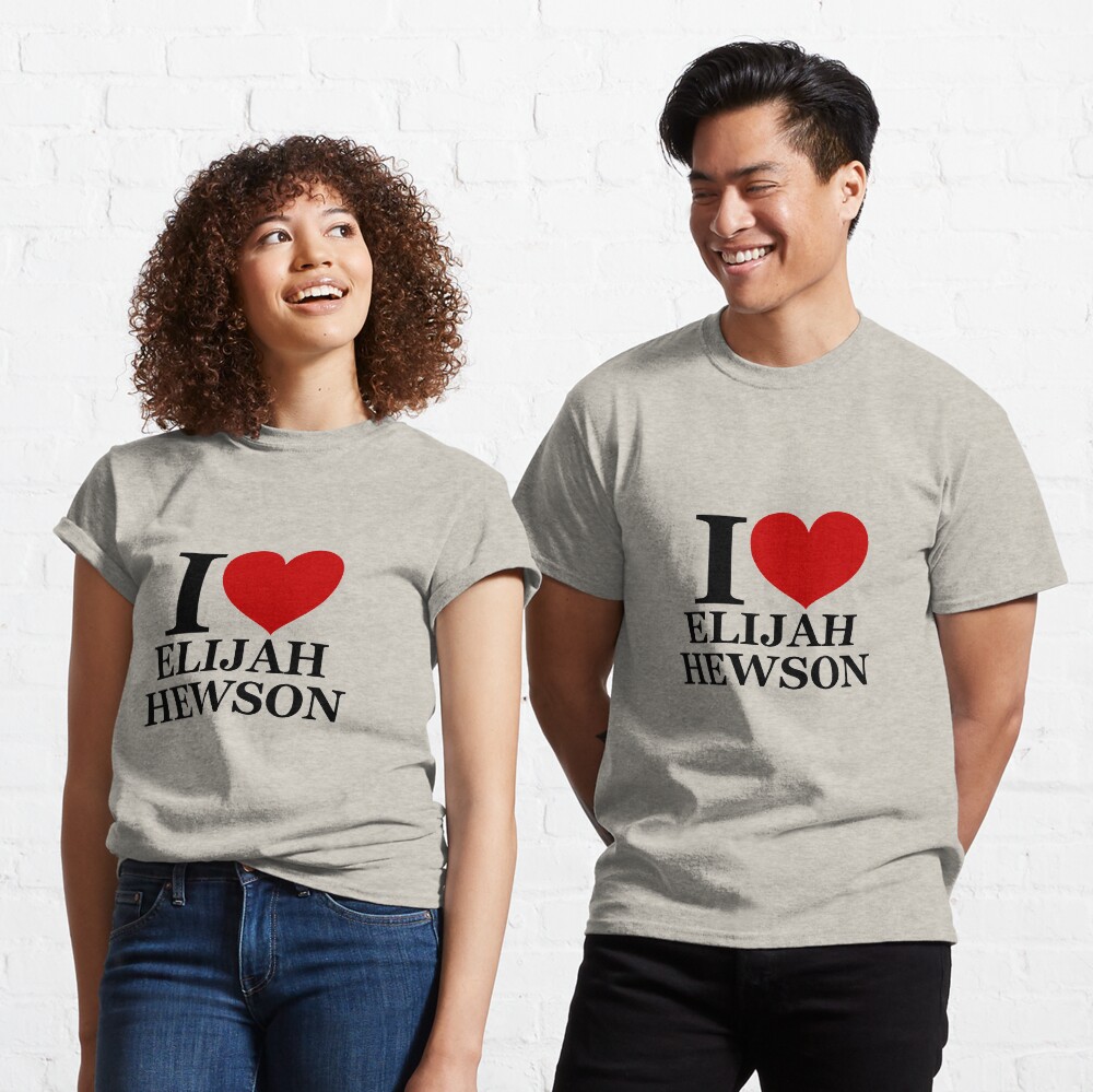 "i heart elijah hewson" Sticker for Sale by angiegarippa | Redbubble