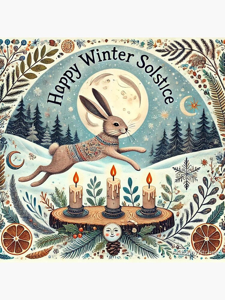 "Happy Winter Solstice" Greeting Card for Sale by ArizonaWitches ...