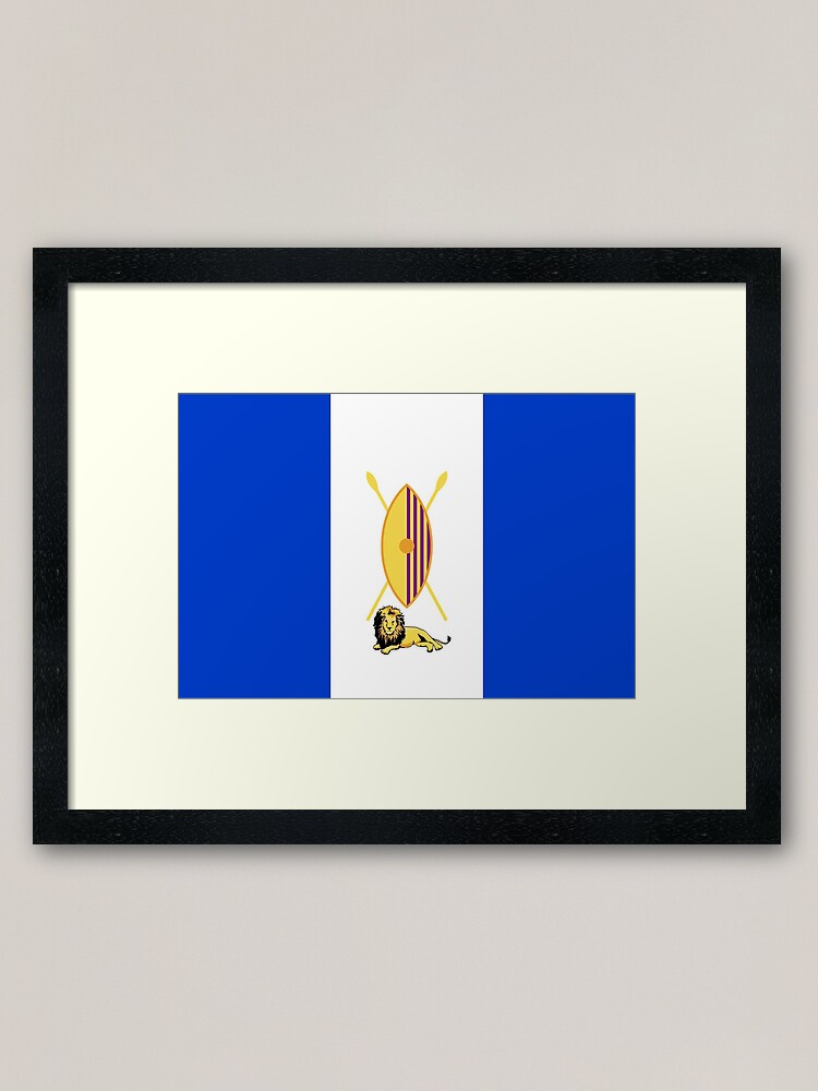 "Flag of the Buganda kingdom (Uganda)" Framed Art Print for Sale by ...