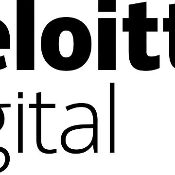 "Deloitte Digital Logo with Green Dot" Sticker for Sale by guna3006 ...
