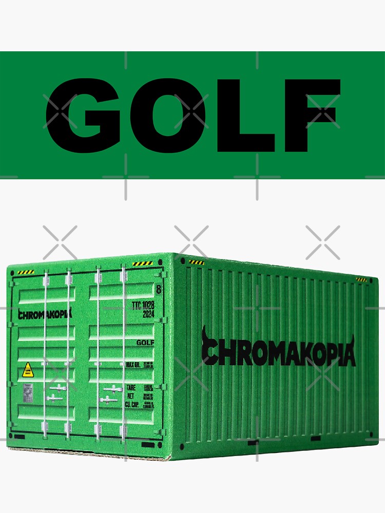 "Tyler, the Creator Chromakopia Cargo Box Logo Sticker" Sticker for ...