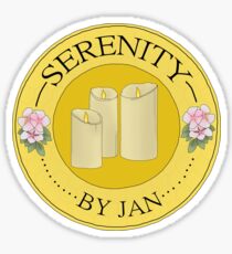 Serenity By Jan Stickers | Redbubble