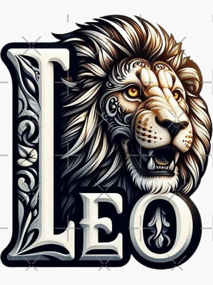 "Leo" Sticker for Sale by FineArtsPro | Redbubble
