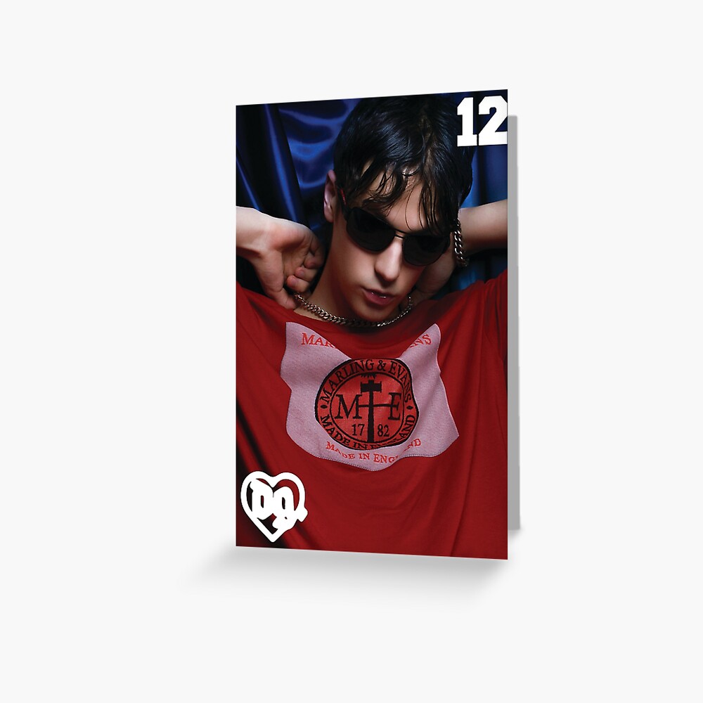 "Bladee Poster DG" Greeting Card by finbxr | Redbubble