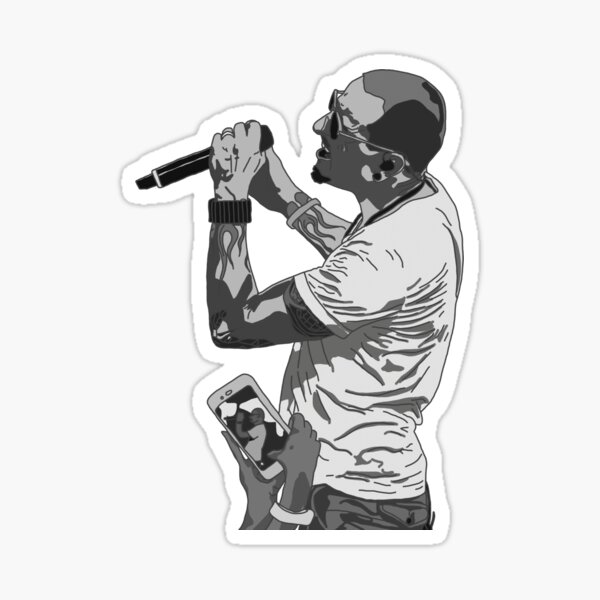 Chester Bennington Stickers | Redbubble