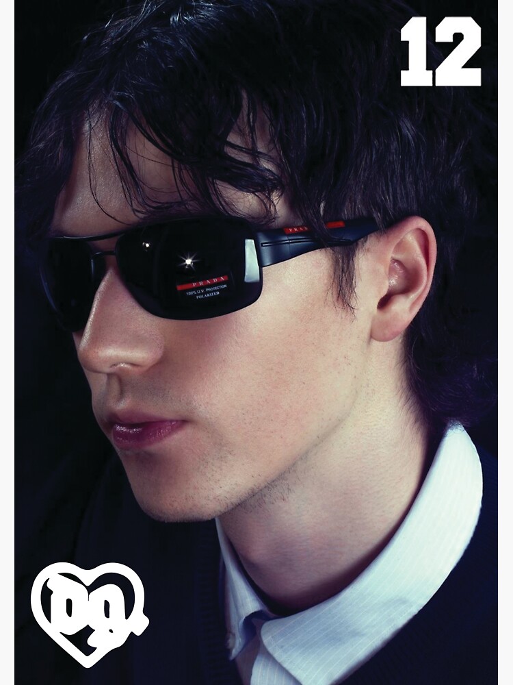"Bladee Poster DG" Sticker by finbxr | Redbubble