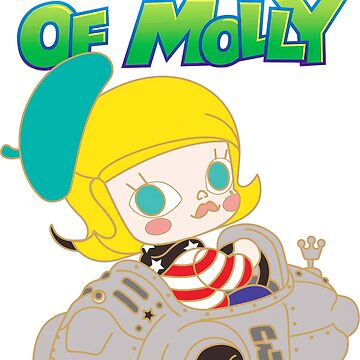 "POP MART One Day Of Molly 5 Cute Art By Popmart" Sticker for Sale by ...