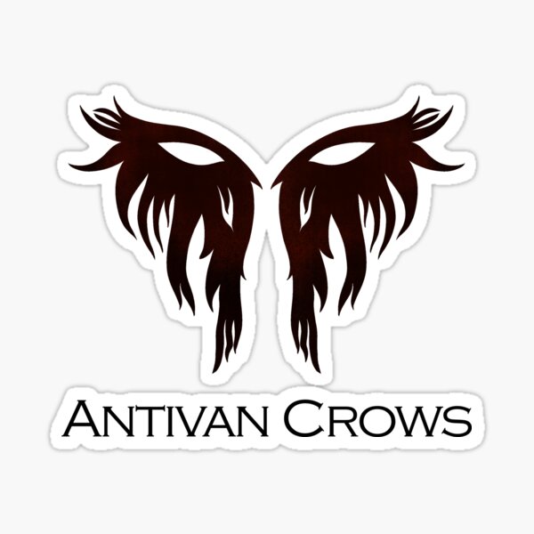 "Antivan Crows Logo" Sticker for Sale by Beware-Dragons | Redbubble