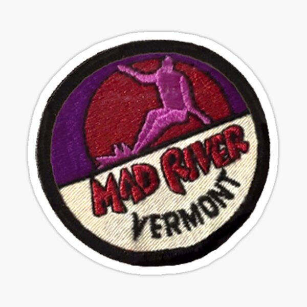 "Mad River Glen ski resort from image of vintage ski patch" Sticker by ...
